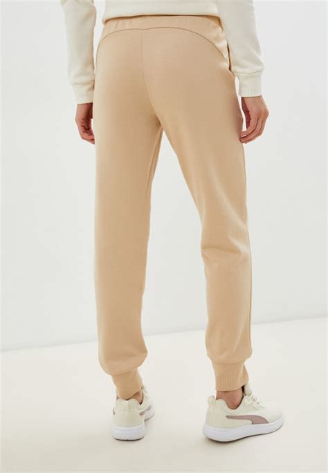 Брюки спортивные PUMA ESS Sweatpants FL cl (s), цвет: бежевый ...