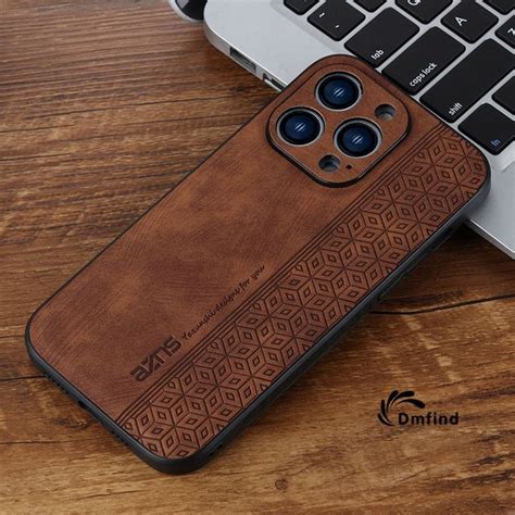 Роскошная стильная кожа чехол для Apple iPhone 15 Pro (Эпл Айфон 15 Про ...