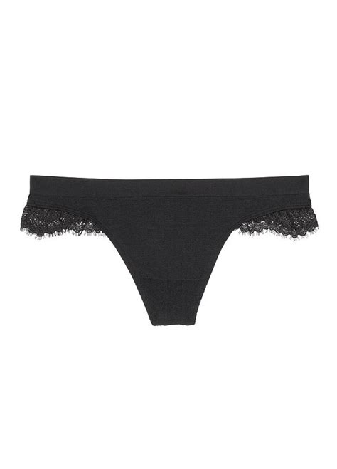 ᐉ Женские трусы Victoria's Secret 1560000410653DL3S S Черный (26553266 ...