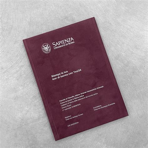 Tesi in velluto | Matricole, Copertina, Laurea