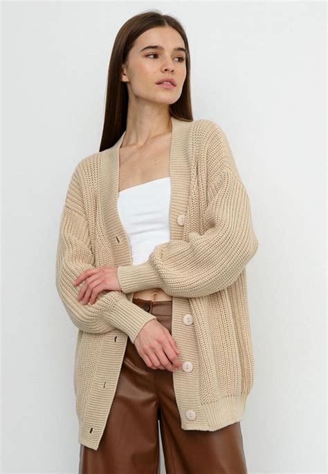 Кардиган Kivi Clothing, цвет: бежевый, MP002XW15VS7 — купить в интернет ...