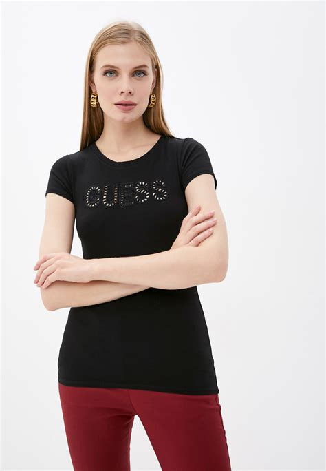 Футболка Guess, цвет: черный, RTLAAS143101 — купить в интернет-магазине ...