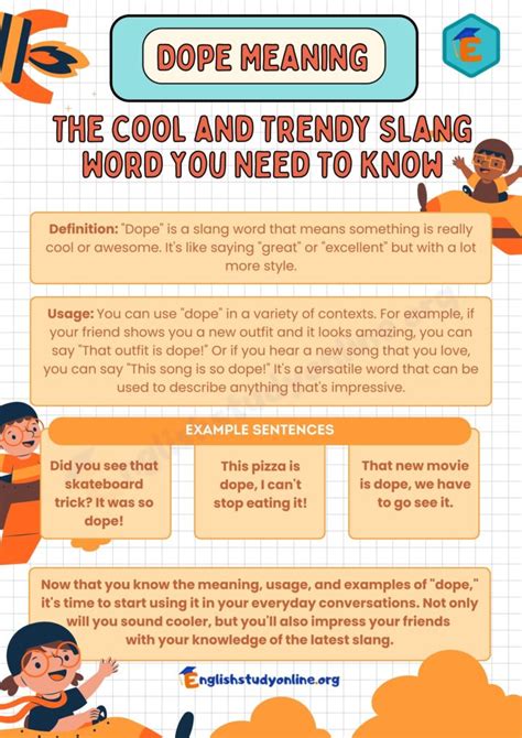 Dope Meaning: Understanding the Cool Kids' Lingo - English Study Online
