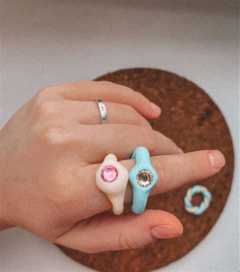 Кольца из глины