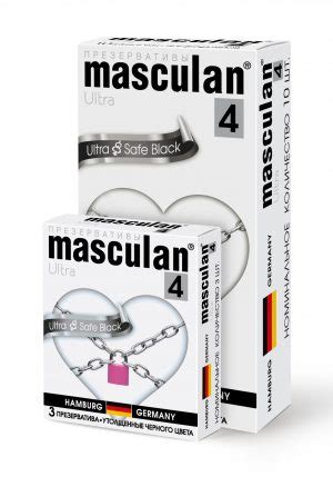 Презервативы Masculan и гель-смазки премиум качества немецкого производства