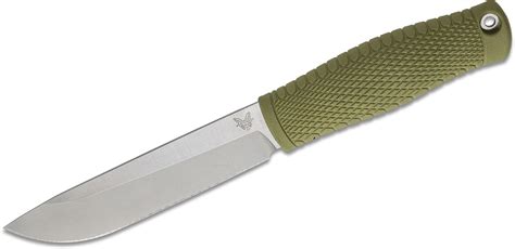 Benchmade Leuku Fixed Blade Bushcraft Knife 5.19" CPM-3V Satin Drop ...