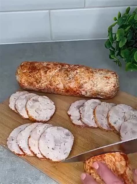 Домашняя куриная колбаса Ингредиенты: #Вкусная_группа 🔸800 гр ...