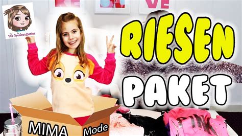 MEGA XXL ÜBERRASCHUNGSPAKET FÜR HANNAH 👗 MiMaMode Modenschau - YouTube