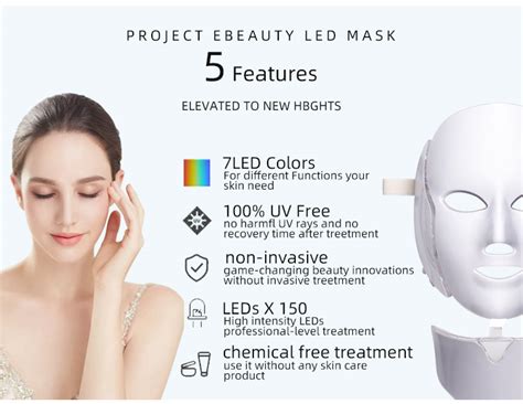 Colorful LED Beauty Mask SL-B022_Anti aging device_Shenzhen Semlamp ...