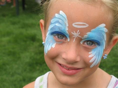 Tolle Fasching Idee aus einem Engel in blauen Nuancen und Weiß ...