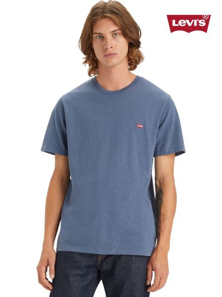 Футболка Levi's, размер 50, 52, цвет синий, 100% хлопок - купить по ...