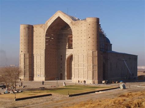 Shrine ( Mausoleum ) of Ahmad Yasavi, Turkestan , Kazakhstan 1394 ...