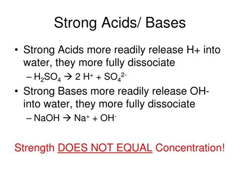 PPT - Strong Acids/ Bases PowerPoint Presentation, free download - ID ...