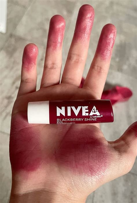 Nivea blackberry shine | Lip moisturizer, Lip balm, Lip care