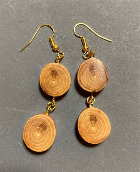 Серьги, дерево. Wooden jewellery | Серьги, Бижутерия, Поделки