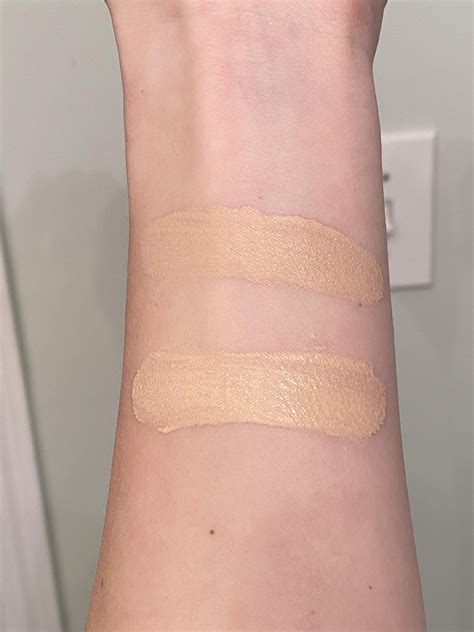Estée Lauder Double Wear 1n1 and 1n0 on fair neutral skin. They are the ...