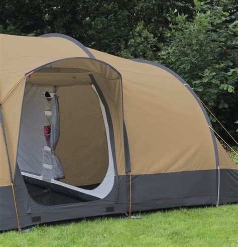 Eurotrail Alabama - 4-Persoons - Beige/Charcoal - Fiberglass stokken | bol