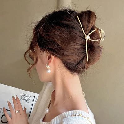 Badu.bg Нова пънк геометрична метална златиста сребърна проста щипка за ...