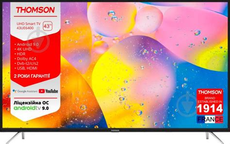 ᐉ Телевизор Thomson 43" 43UE6400 • Купить в Киеве, Украине • Лучшая ...