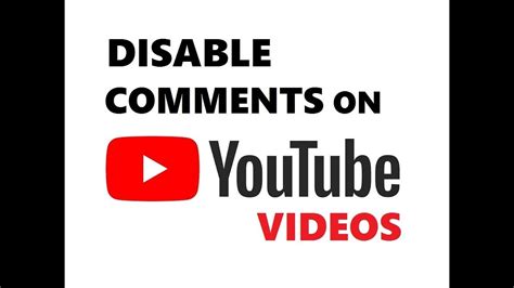 How To Disable Comments On YouTube Videos | Turn Off Comment Section - YouTube