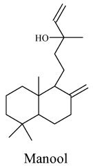 Chemical structure of manool from Croton membranaceus. | Download ...