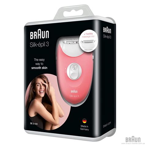 Эпилятор Braun Silk-epil 3 SE 3430. Купить в официальном магазине Braun ...