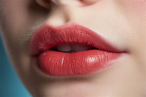 Premium AI Image | Beautiful and rosy feminine lips