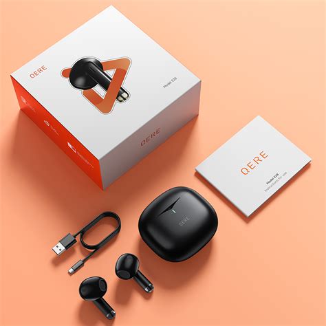 Qere E28 Hot Sale Wireless True Stereo Waterproof In Ear Blue Tws ...