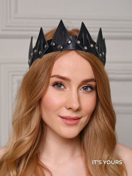 Корона на голову из кожи, аксессуар для волос купить на OZON по низкой ...