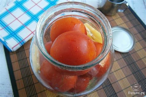 Маринованные помидоры с лимонной кислотой на зиму | рецепт пошагово ...