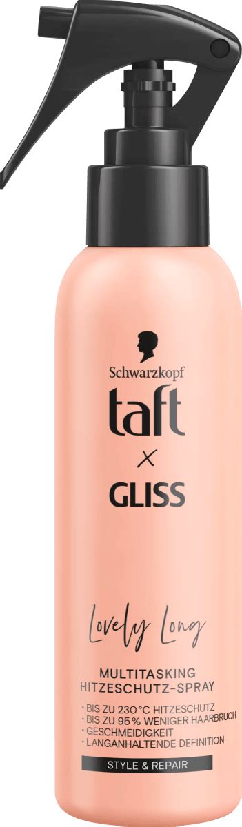 Schwarzkopf taft Hitzeschutzspray taft x Gliss Lovely Long, 150 ml ...