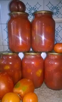 Помидоры в собственном соку улетные (очень вкусные и сладкие : Помидоры