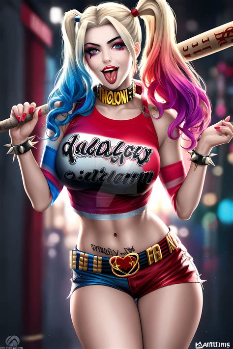 Harley Quinn by AiArtShines on DeviantArt
