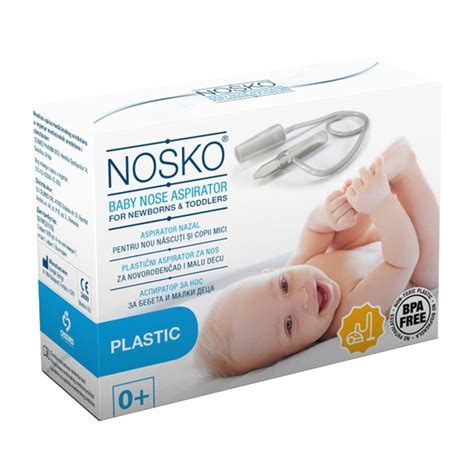 АСПИРАТОР ЗА НОС ПЛАСТИК НОСКО БЕЙБИ | NOSKO BABY