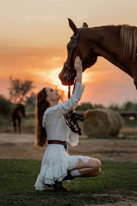 Фотосессия девушки на ранчо с лошадью | Photos de chevaux, Séance photo ...