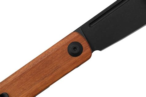 SENCUT Bronte SA08E Black Stonewashed, Cuibourtia Wood, pocket knife ...