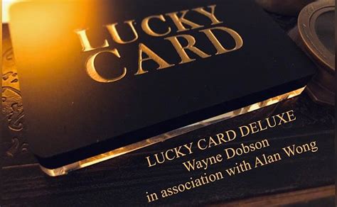 Lucky Card Deluxe - Alan Wong - Vanishing Inc. Magic shop