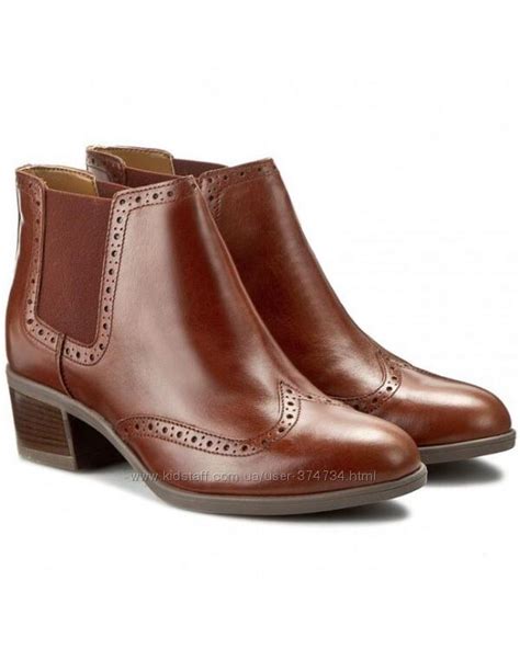Шикарні шкіряні ботіночки-челсі Clarks, Оригінал, 1695 грн. - Kidstaff ...