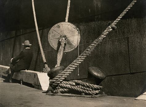 Швартовые канаты, 1930. Фотограф Альма Лэвенсон