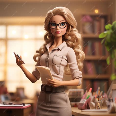 Premium Photo | Barbie as a english teacher