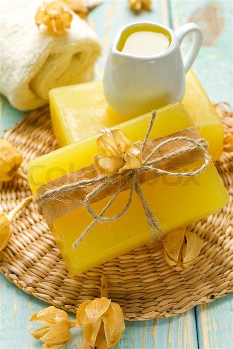 Soap and oil | Stock image | Colourbox