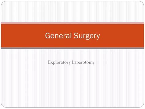 PPT - General Surgery PowerPoint Presentation, free download - ID:2121734