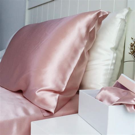 Pink Silk Pillowcase - Standard | Pillow cases, Silk pillow cover, Silk ...