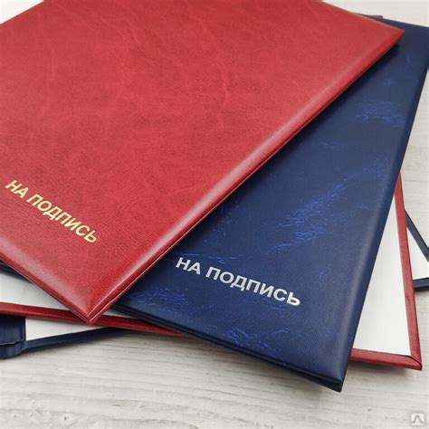 Папка "На подпись" синяя, готовая в наличии, цена в Краснодаре от ...