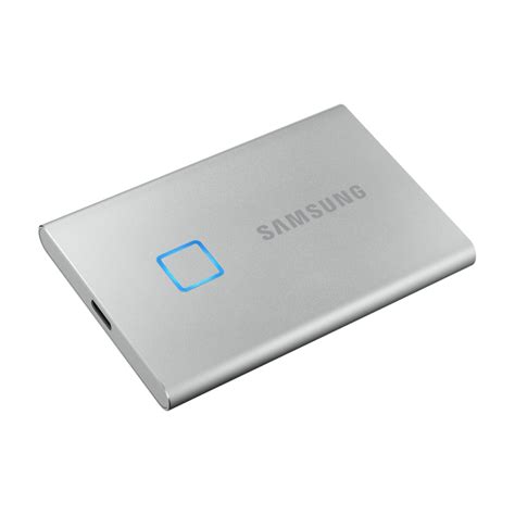 Samsung T7 Touch Portable SSD 500GB - Silver | BIG W