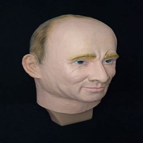 Russian President Vladimir Putin Latex Mask Full Face Halloween Rubber ...