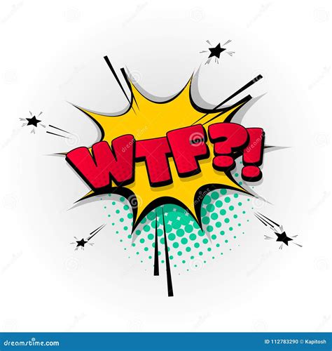 Wtf Aggressive Comic Book Text Pop Art Stock Vector - Illustration of font, sound: 112783290
