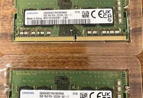 Оперативная память Samsung 2x8 гб DDR4 3200 sodimm | Festima.Ru ...