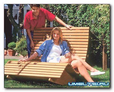 Кресло-качалка для двоих | Relaxliege garten, Relaxliege holz, Außenmöbel