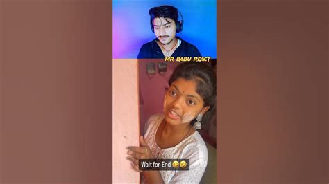 TRY NOT TO LAUGH 😂||WAIT FOR END||MR BABU REACT PART-56#funny #shorts #shortvideo #memes - YouTube